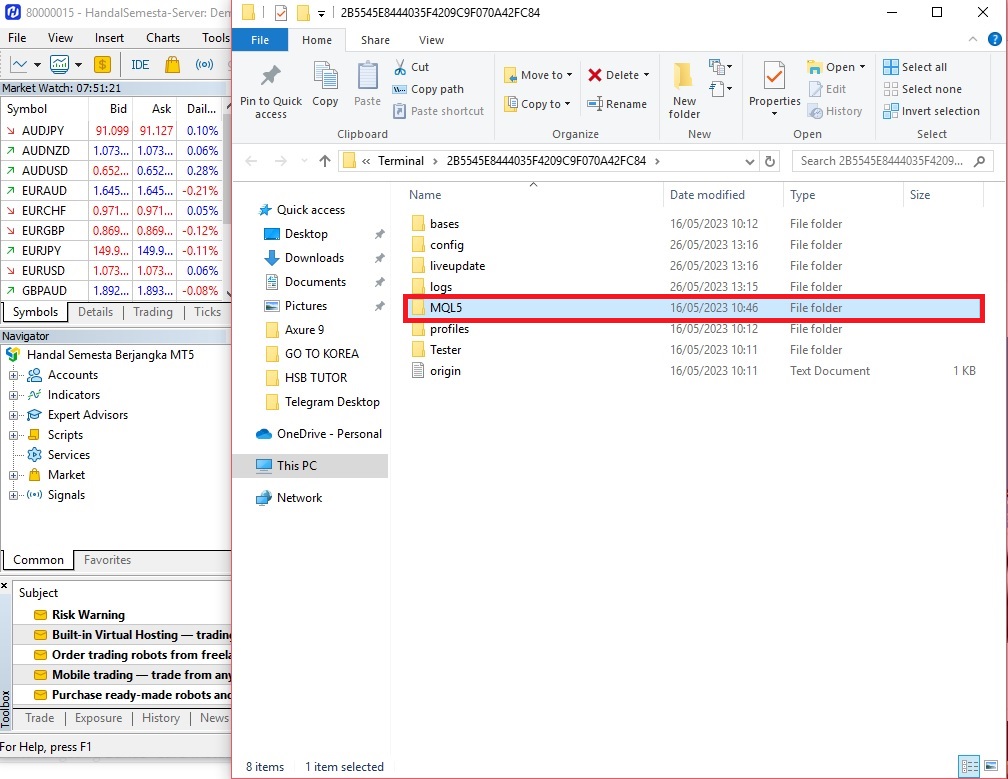 Inilah Cara Upload Indikator di Metatrader 5 | HSB Investasi Inilah Cara Upload Indikator di Metatrader 5 | HSB Investasi